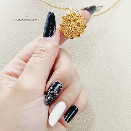 21K Kuwaiti Pendant – مجوهرات الشيخ سعيد
